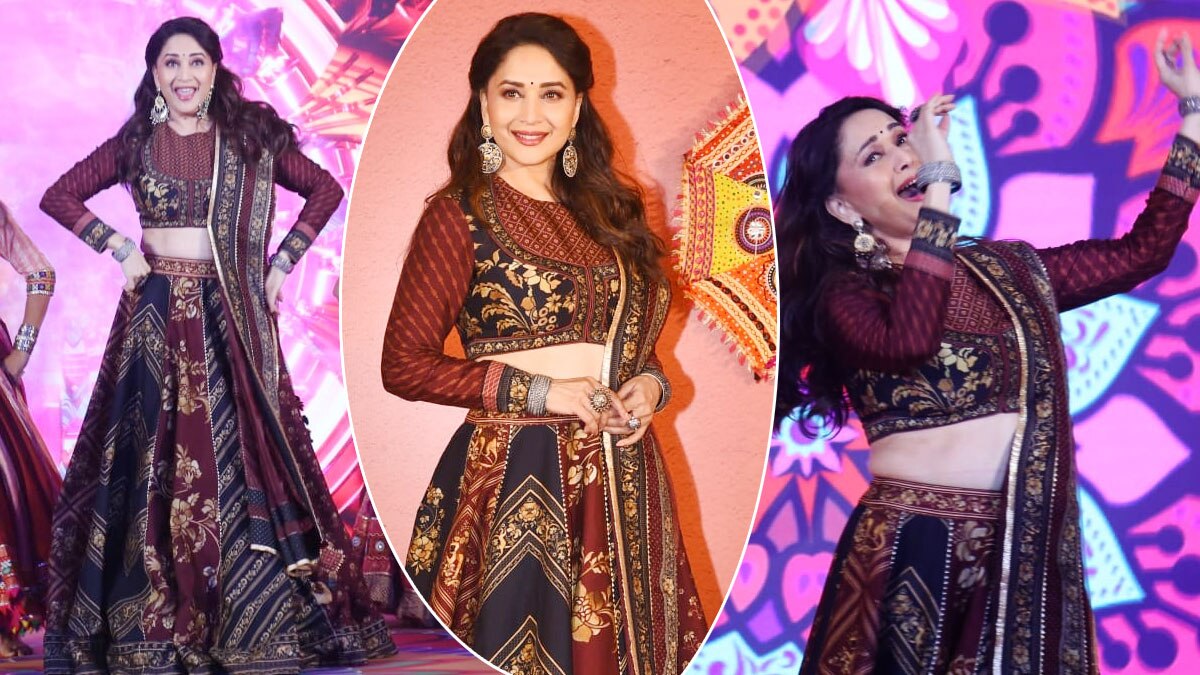 Madhuri Dixit Mesmerises With Her Dance at The Trailer Launch of Maja ...