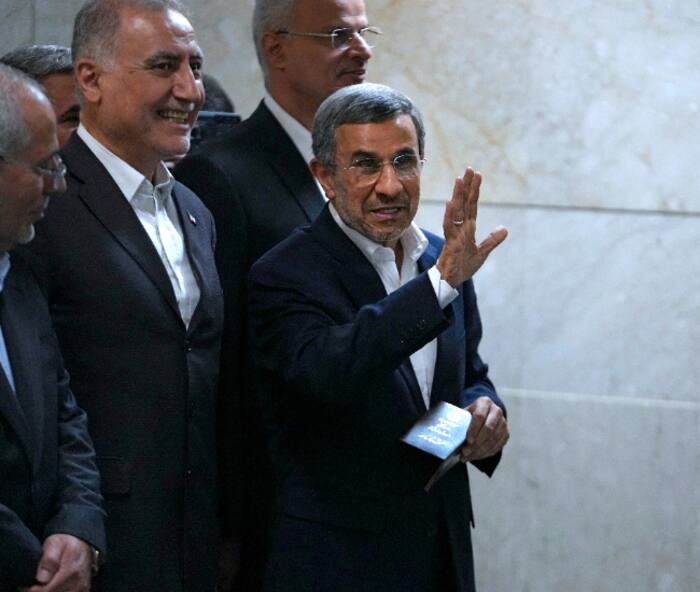Mahmoud Ahmadinejad Registers For Iran's Presidential Election