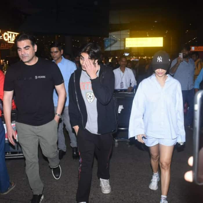 Malaika Arora-Arbaaz Khan Receive Son Arhaan at Airport, Hug Him Tight ...