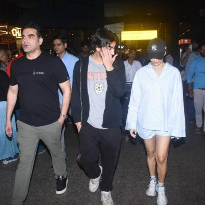 Malaika Arora-Arbaaz Khan Receive Son Arhaan at Airport, Hug Him Tight in Happy Pictures