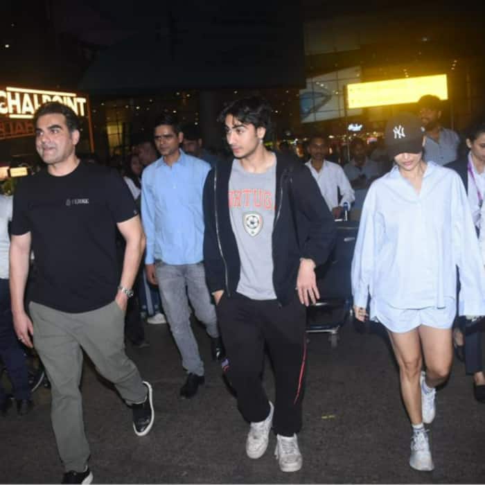 Malaika Arora-Arbaaz Khan Receive Son Arhaan at Airport, Hug Him Tight in Happy Pictures