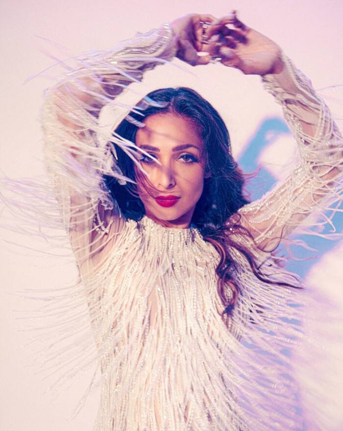 Malaika Arora Looks Simply Beautiful in Shimmery White Fringed Dress ...