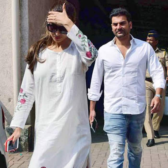Spotted: Malaika Arora Khan with Arbaaz Khan outside Bandra court for ...