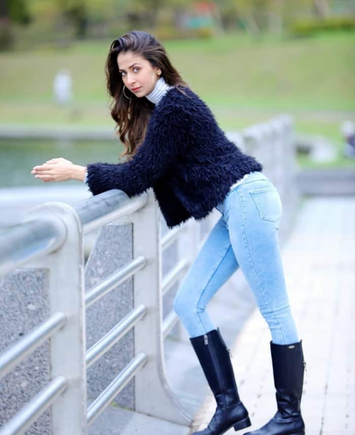 Malvika Raaj Strikes Sexy Pose