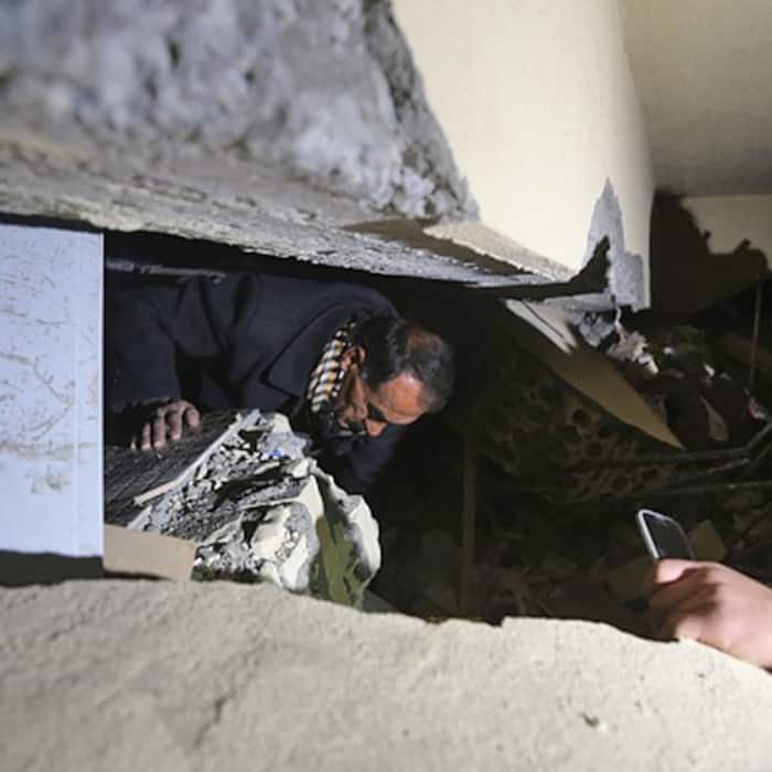 Distressing pics of Iraq earthquake showcasing destruction in Iran