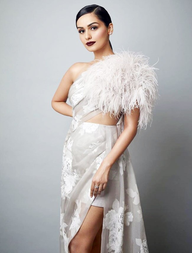 Manushi Chhillar Goes Backless in Sultry Swimwear