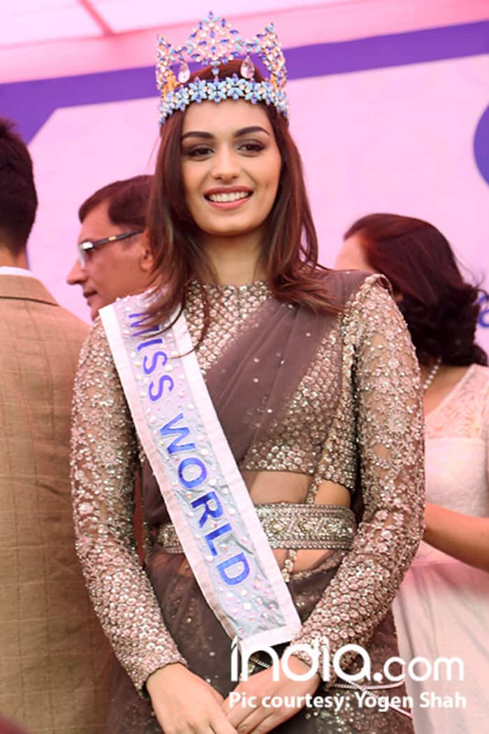 PICS: When Miss World Manushi Chillar visited hometown, first time post ...