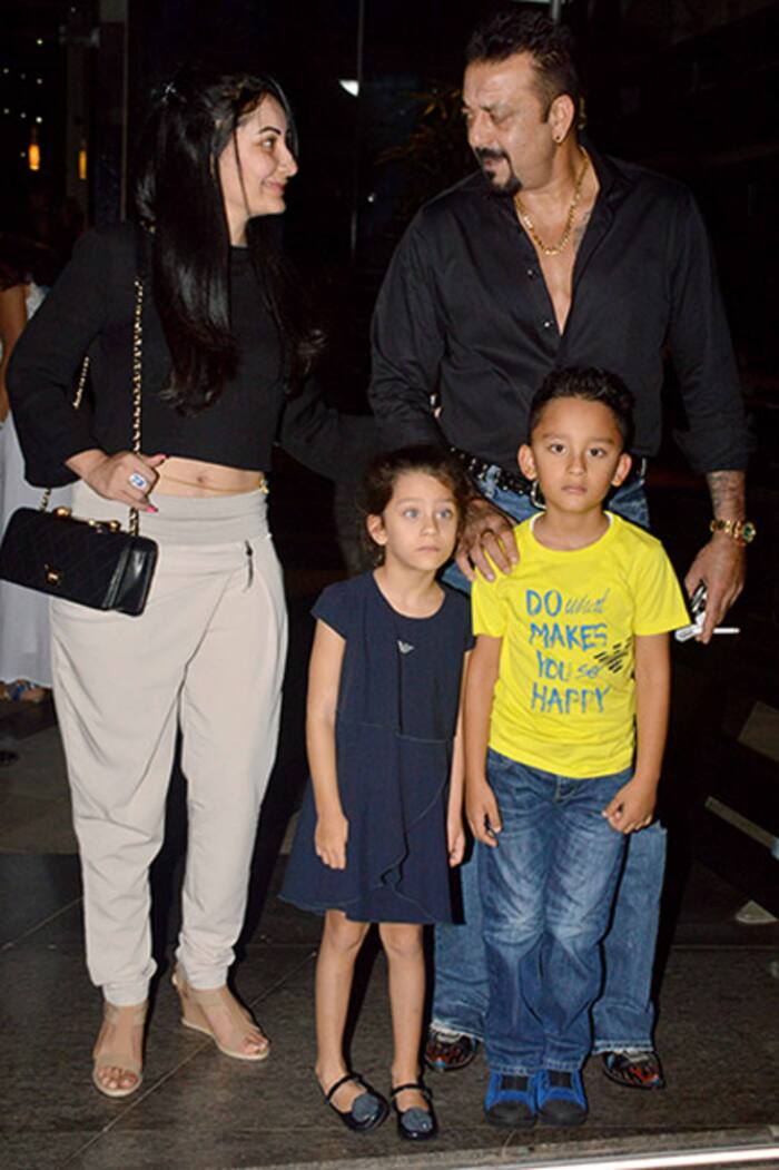 Aww! Sanjay Dutt takes wife and kids for a little family outing to Yauatcha