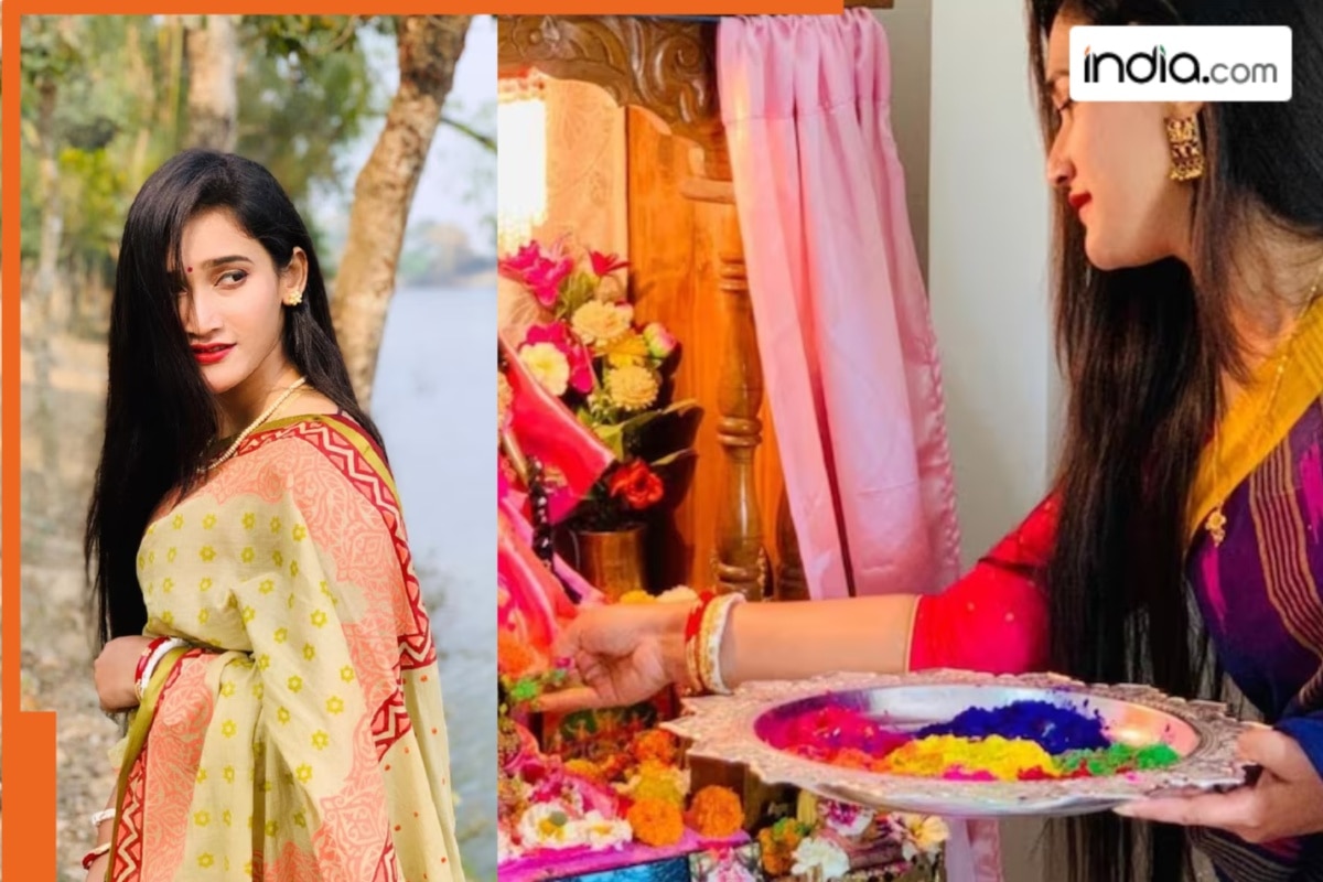 Meet Devashri, the stunning wife of a Bangladesh cricket star, a devoted Krishna Bhakt, the ...