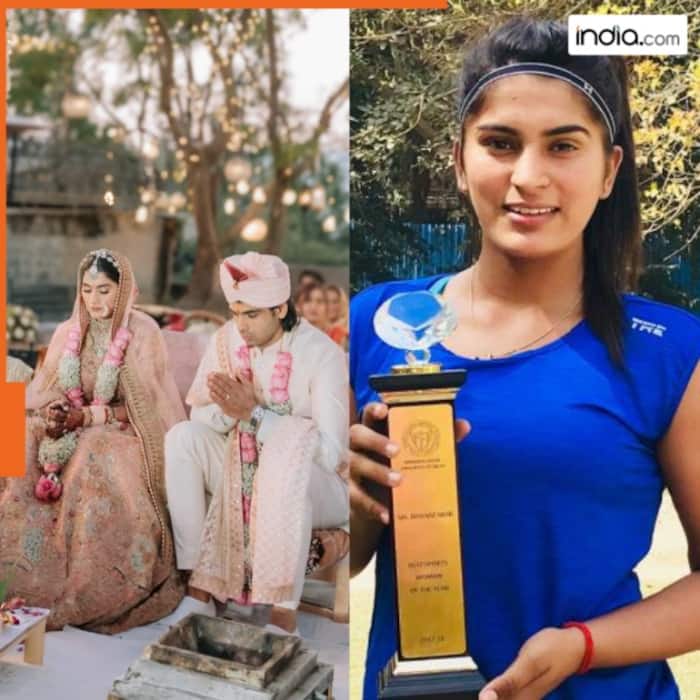 Meet Neeraj Chopra's wife Himani Mor, who is a Tennis player, coach and...