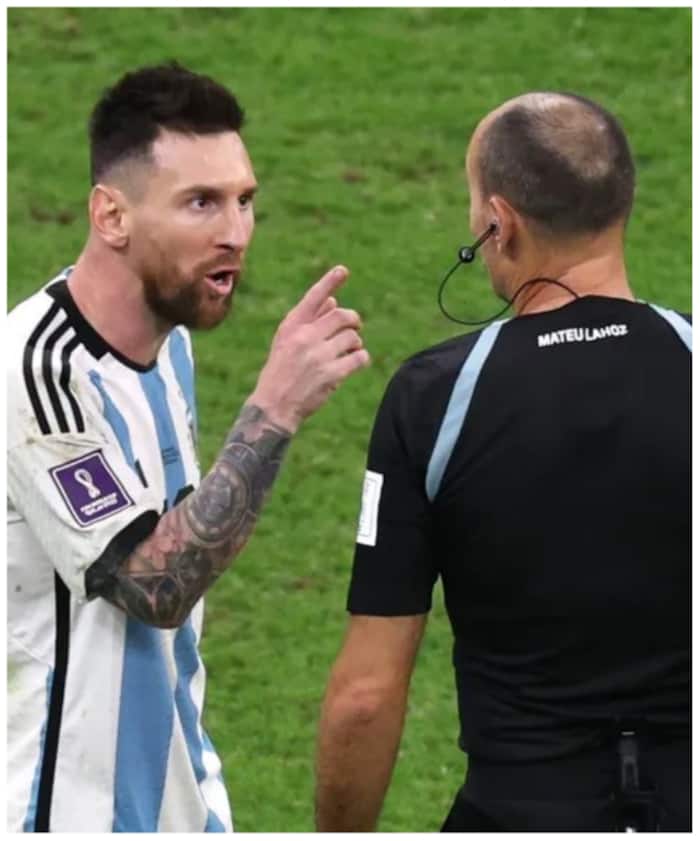 Moments In Pics That Sent Referee Mateu Lahoz Home From FIFA World Cup 2022 After Argentina vs ...