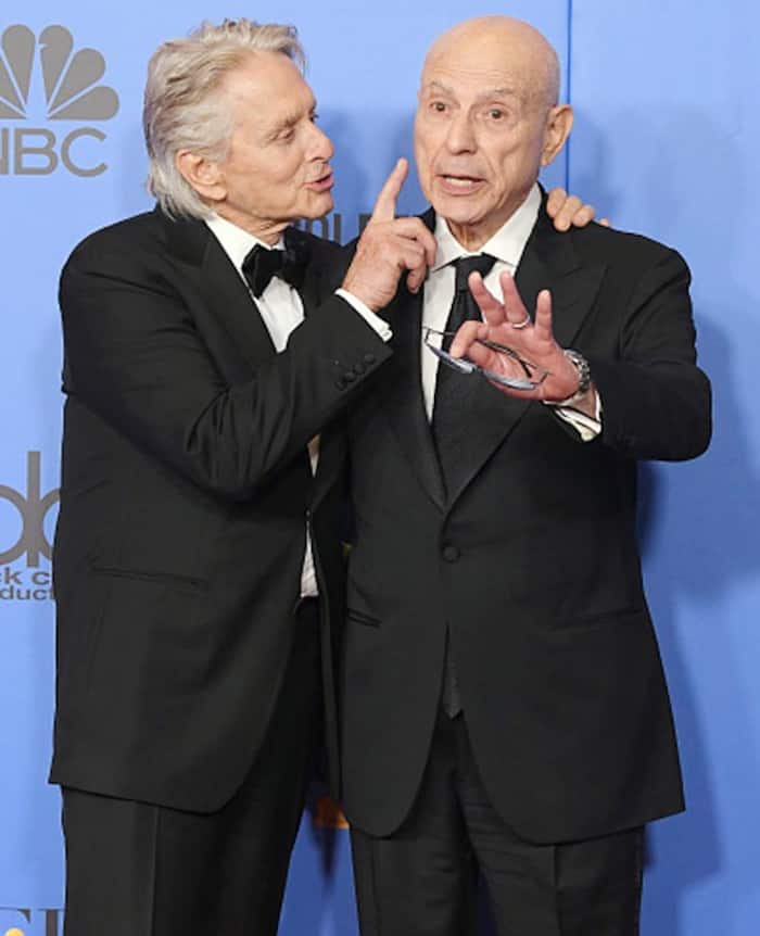 MICHAEL DOUGLAS AND ALAN ARKIN