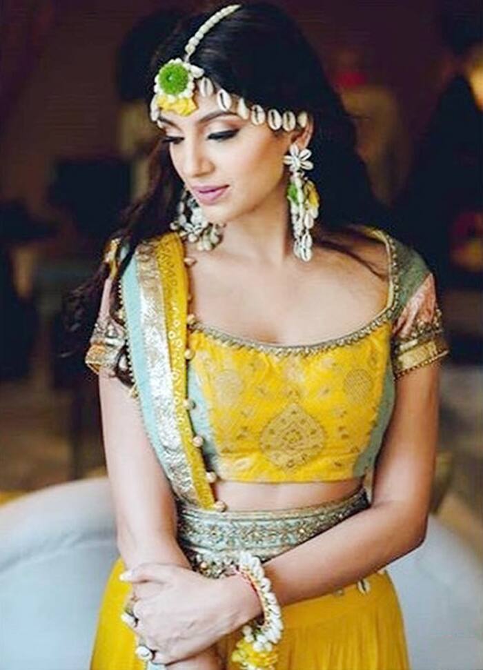 PICS: Rana Daggubati-Miheeka Bajaj Look Lovely in Their Haldi And ...