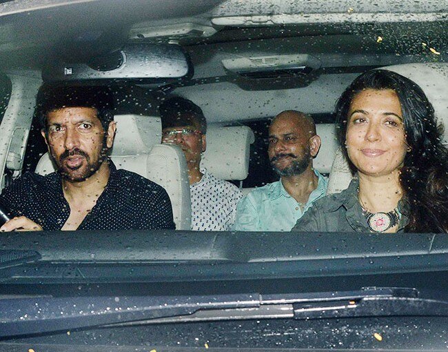 Mini Mathur and Kabir Khan at Sultan movie screening