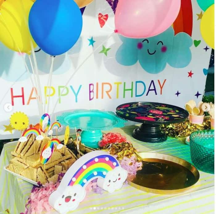 Inside Misha Kapoor’s 5th Birthday Bash: Rainbow Theme, Colourful Cake ...