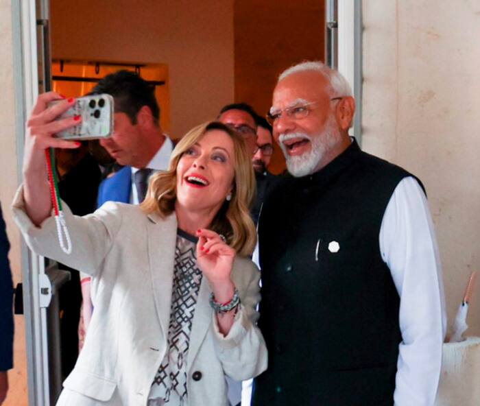 In Pics: PM Modi Returns to Delhi From Italy After Attending G7 Summit