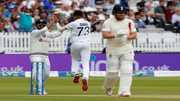 Siraj breaks fourth wicket stand