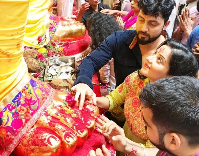 Monalisa and Vikram Singh Rajput a picture perfect couple