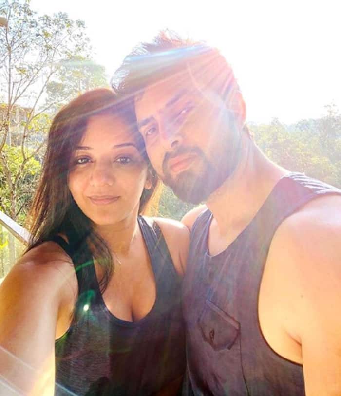 Monalisa is vacationing with her hubby Vikrant Singh Rajpoot in Lonavala