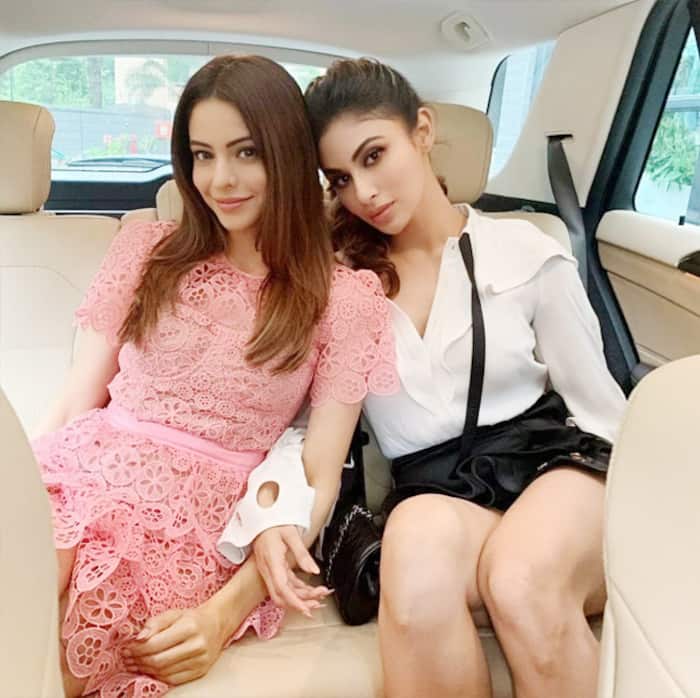 Mouni Roy and Aamna Sharif are Best friends forever