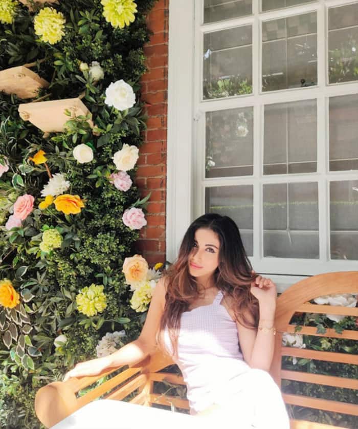 Mouni Roy Looks Stunning in Little White Dress