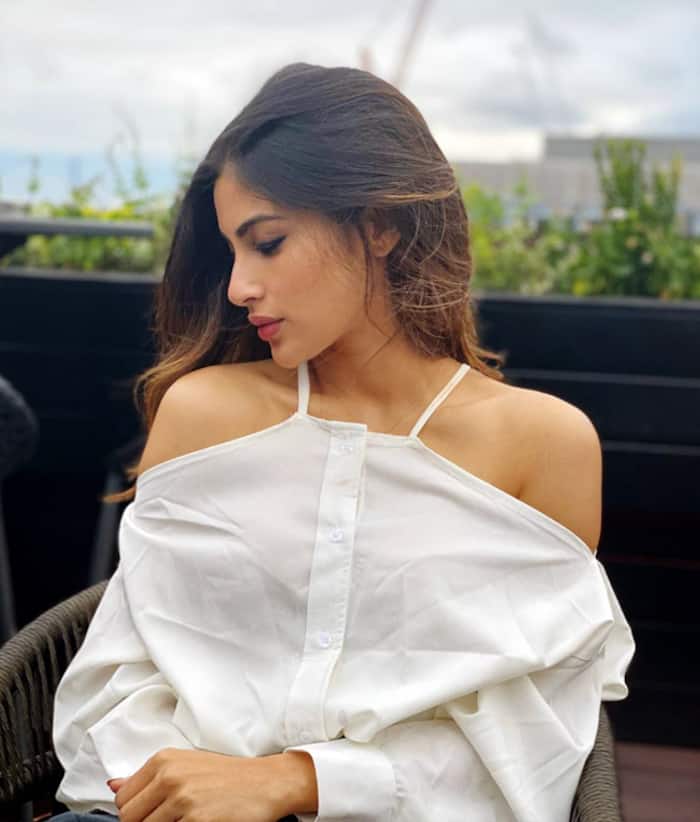 Mouni Roy Looks Stunning in Little White Dress