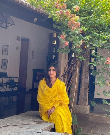 Mouni Roy visits Isha Home School, shares pictures