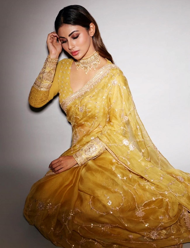 Mouni Roy's latest saree look