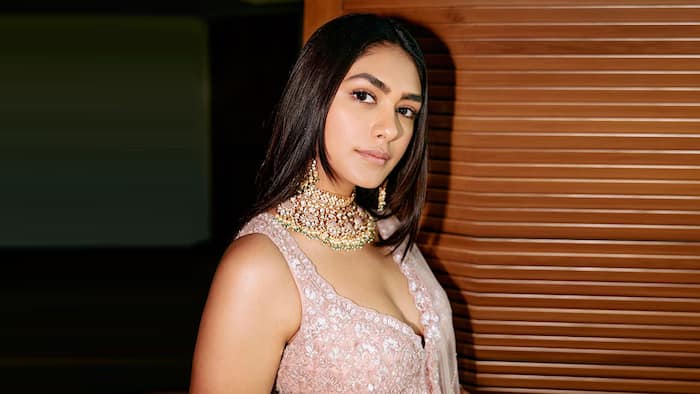 Mrunal Thakur Dazzles in Hot Pink Sharara Set in Candid Photoshoot l PHOTOS