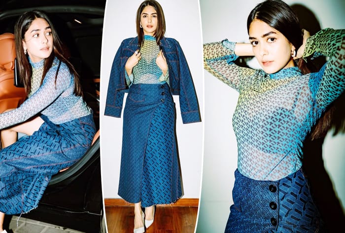 Mrunal Thakur flaunts hot figure in bold see through top see pics