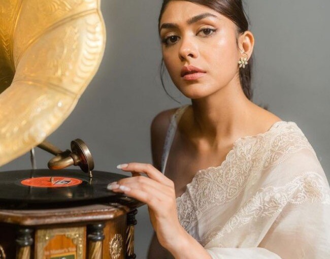 Mrunal Thakur's Latest Look is All About Sheer Elegance