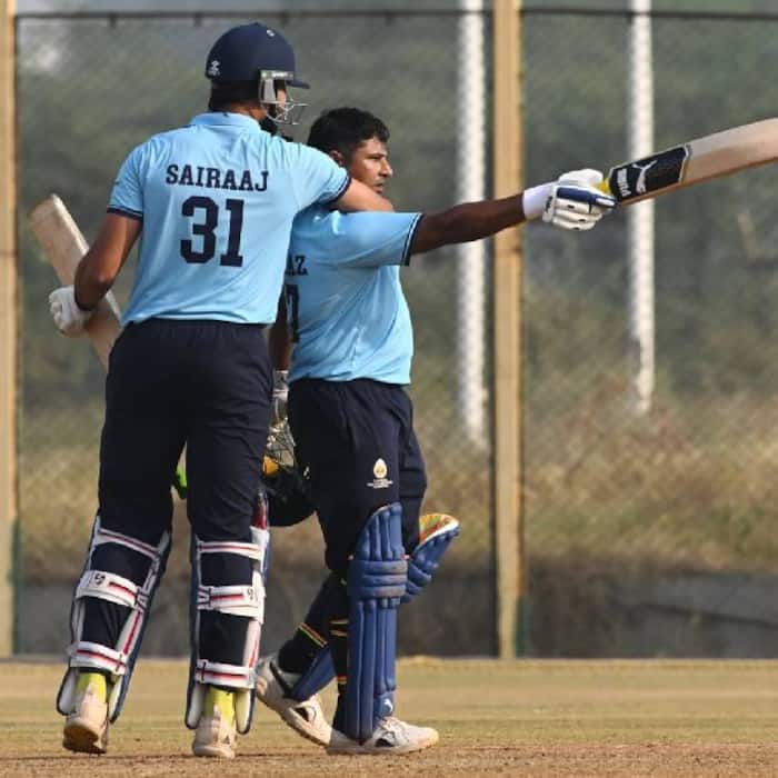 6, 6, 6, 6, 6, 6, 6... 100 in 47 balls with 7 sixes, Sarfaraz Khan makes MASSIVE statement, star ...