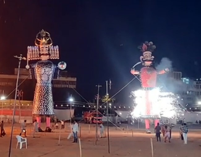 Narendra Modi at Dwarka Dussehra Celebrations