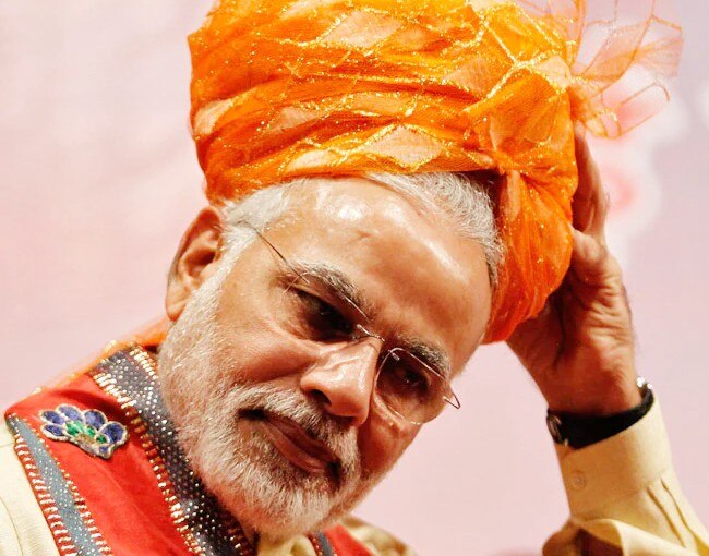 Narendra Modi Wears A Traditional Headgear on His 63rd Birthday