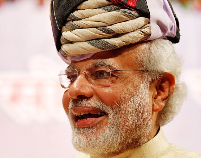 Narendra Modi Wears A Traditional Headgear on His 63rd Birthday