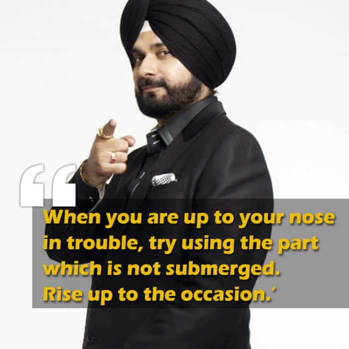 10 inspirational quotes by Navjot Singh Sidhu that will make your day!