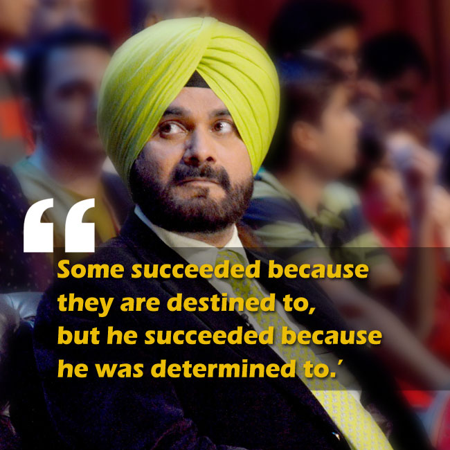 Navjot Singh Sidhu’s motivational quote