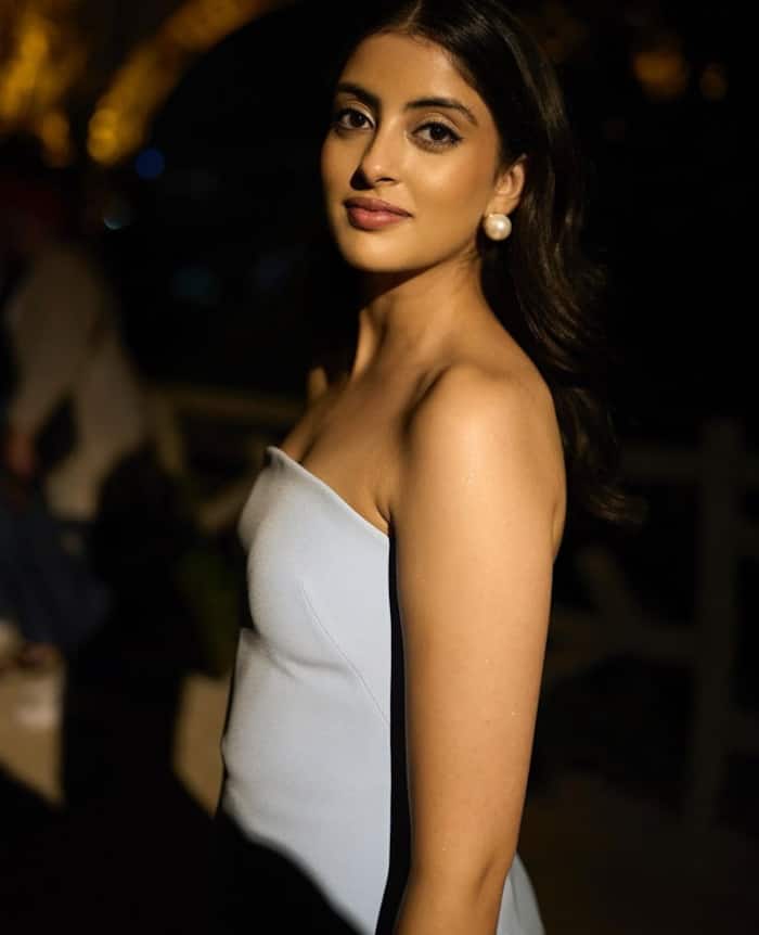 Navya Naveli Nanda in Sexy Off-Shoulder Dress Shouts 'Fashion' All The Way From Paris- HOT PICS