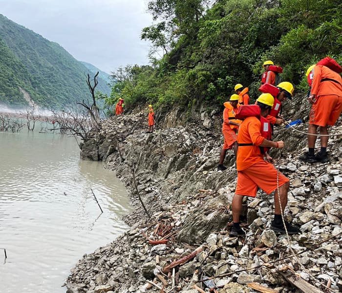 Indian Army And NDRF Conduct Search And Rescue Operation- In Pictures