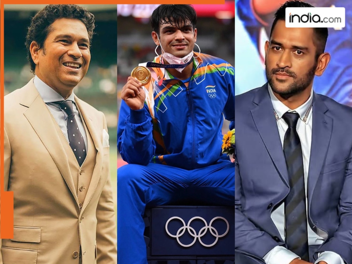 Neeraj Chopra joins MS Dhoni, Sachin Tendulkar in THIS position, he has ...