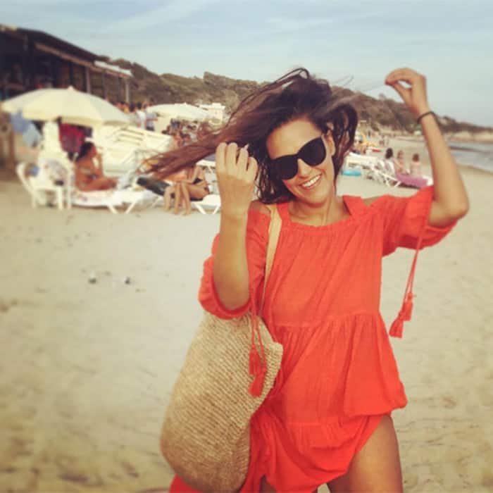 Neha Dhupia clicked on beach during her holidays in Ibiza