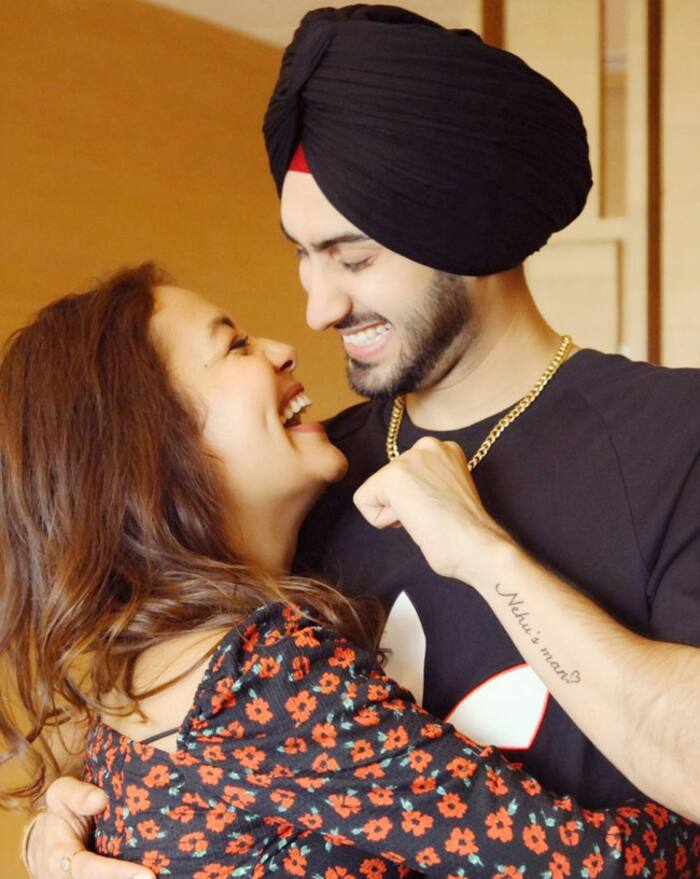 Neha Kakkars Husband Rohanpreet Singh Gets A Tattoo Of Her Name What Did You Do On Valentines