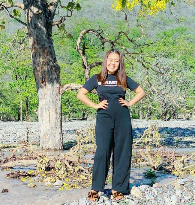 Neha Kakkar enjoys the beauty of Uttarakhand