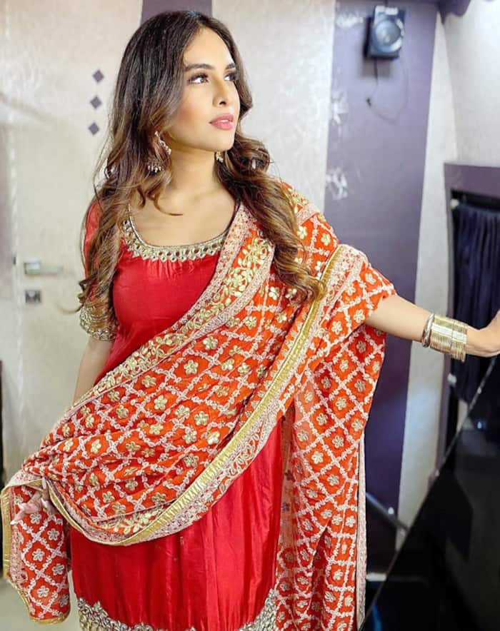 Neha Malik enjoys her shoot