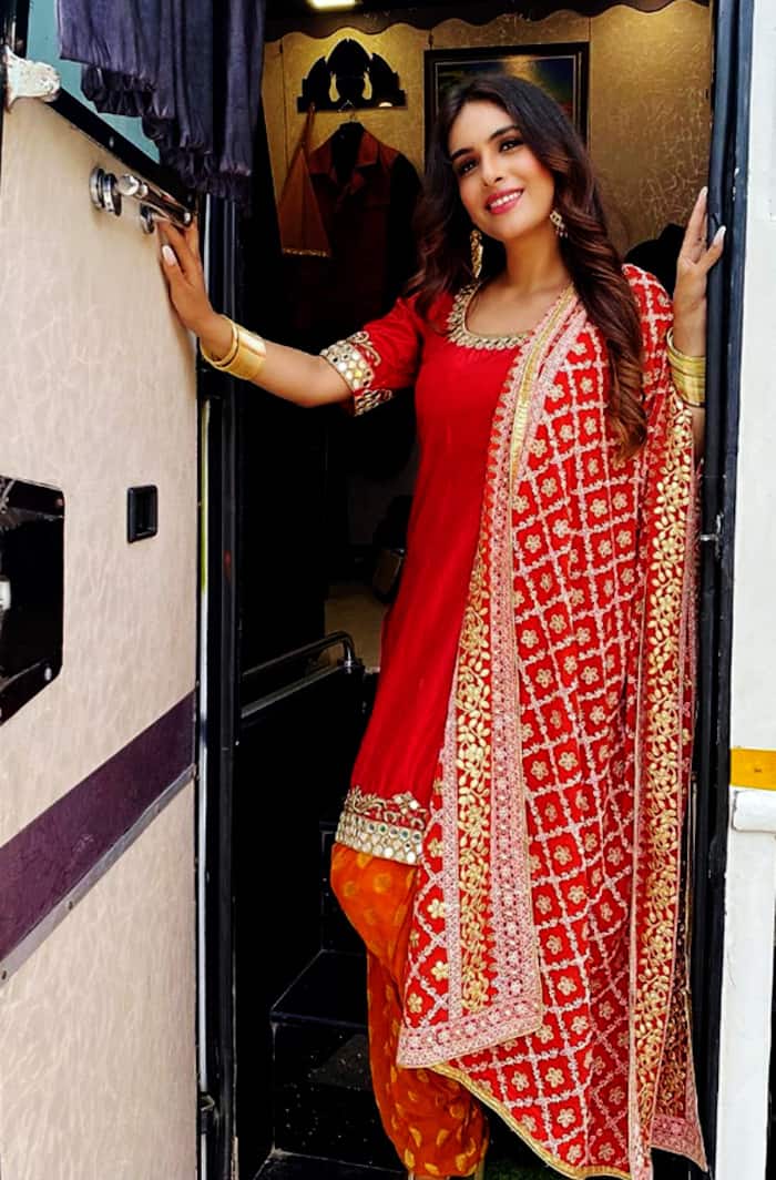 Neha Malik enjoys her shoot