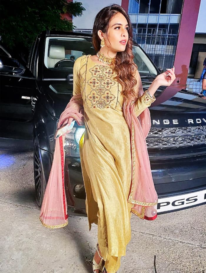 Neha Malik strikes a pose for her upcoming song President