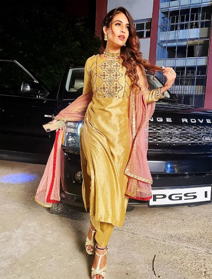 Neha Malik strikes a pose for her upcoming song President