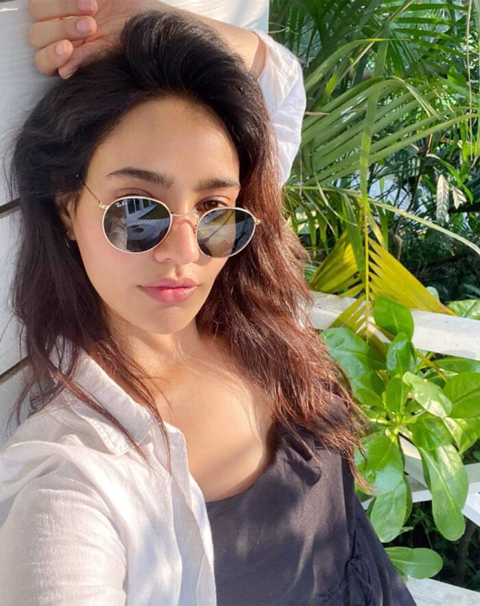 Neha Sharma Goes Sultry During Her Miami Vacay in Bold Blue Dress