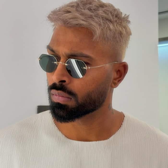 Hardik Pandya chose a daring buzz cut