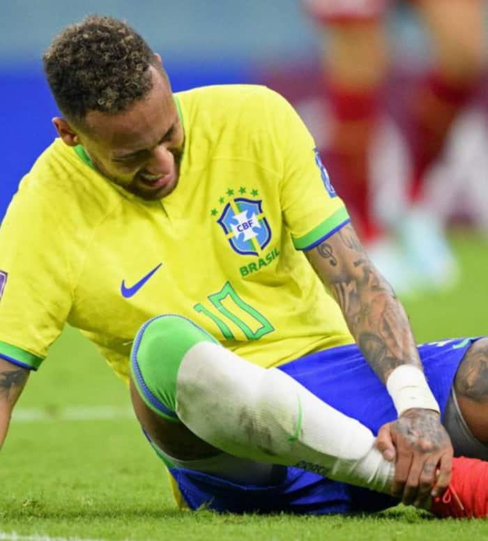 Brazil's Neymar Sat Crying On Bench After Right Ankle Injury In Opening ...